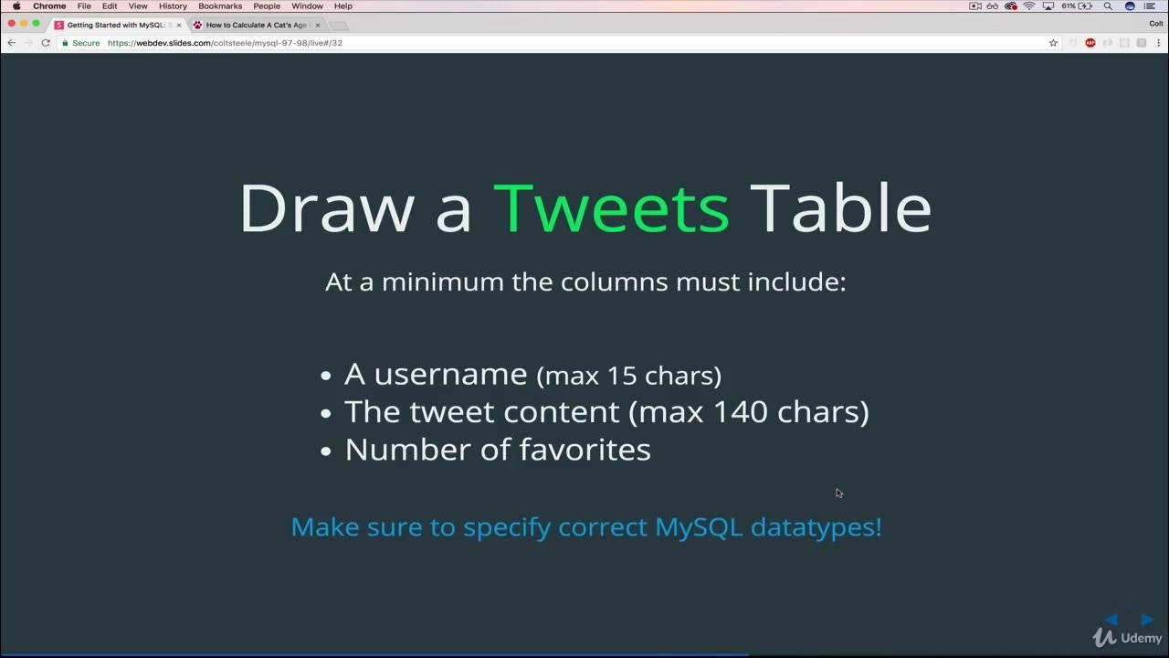Basic SQL Datatypes Challenge - YouTube