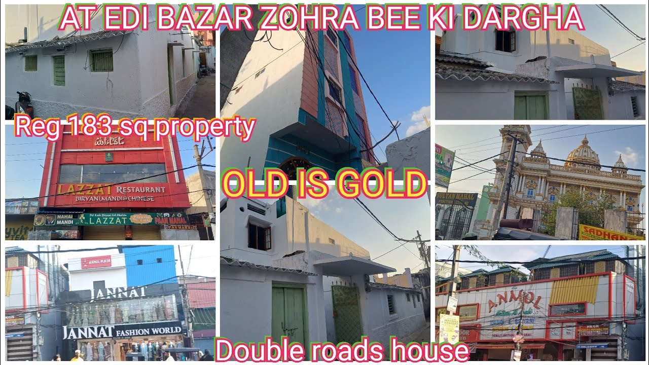 Reg 183 sq G+1 HOUSE AT EDI BAZAR ZOHRA BEE KI DARGHA ANMOl hotel Rs 85 ...