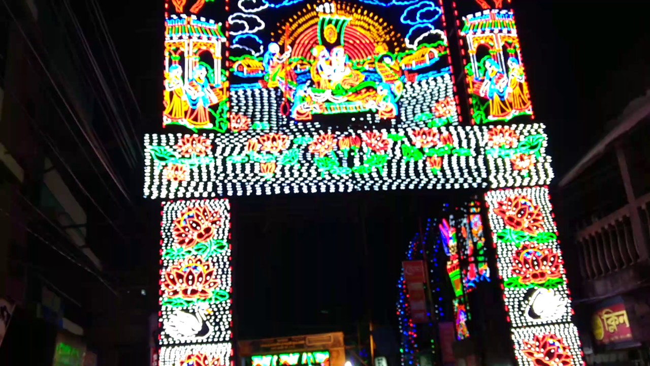 Chandannagar Lighting 2016 - YouTube