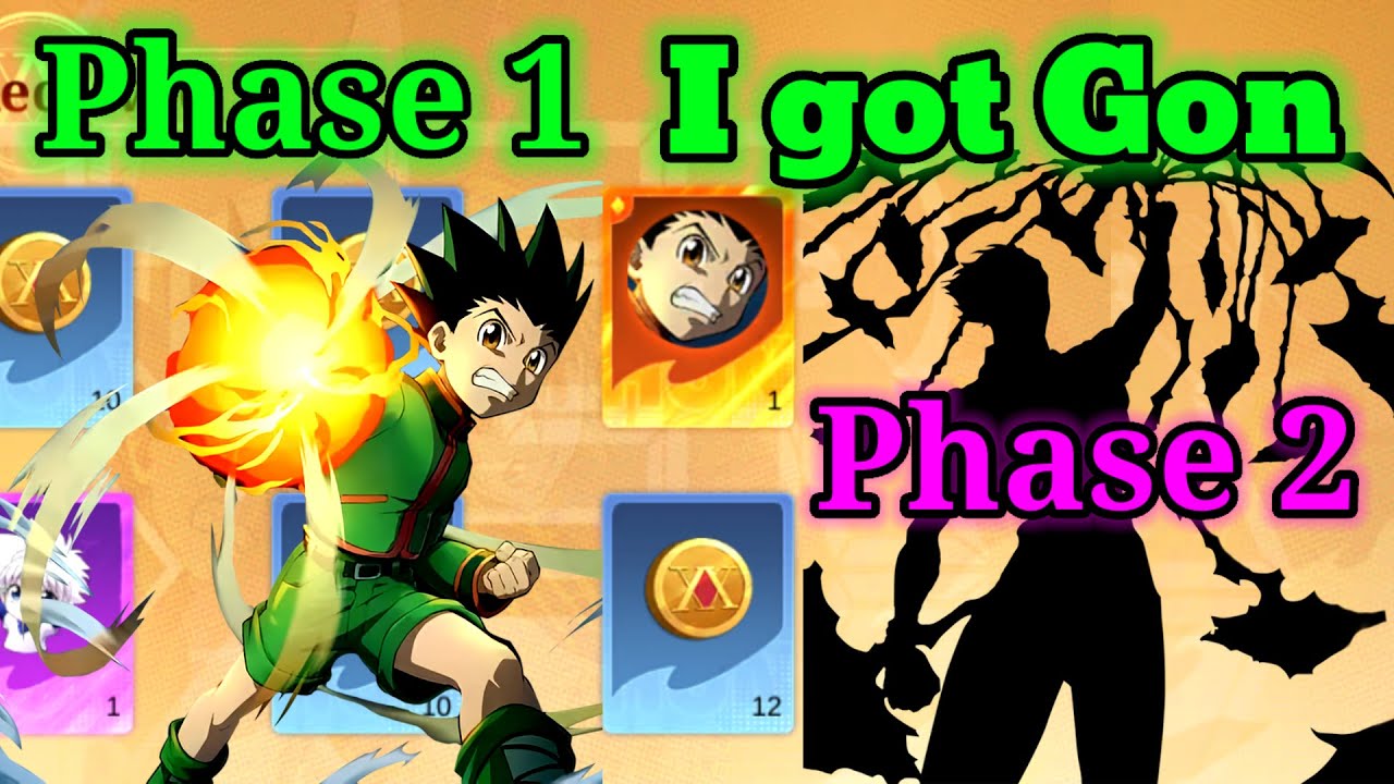 Phase 1 I got Gon Freecs Phase 2 Hisoka Mobile Legend x Hunter X Hunter Tagalog #jitbuygaming ...