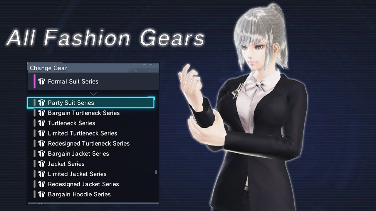 xenoblade x definitive - complete fashion gear list - YouTube