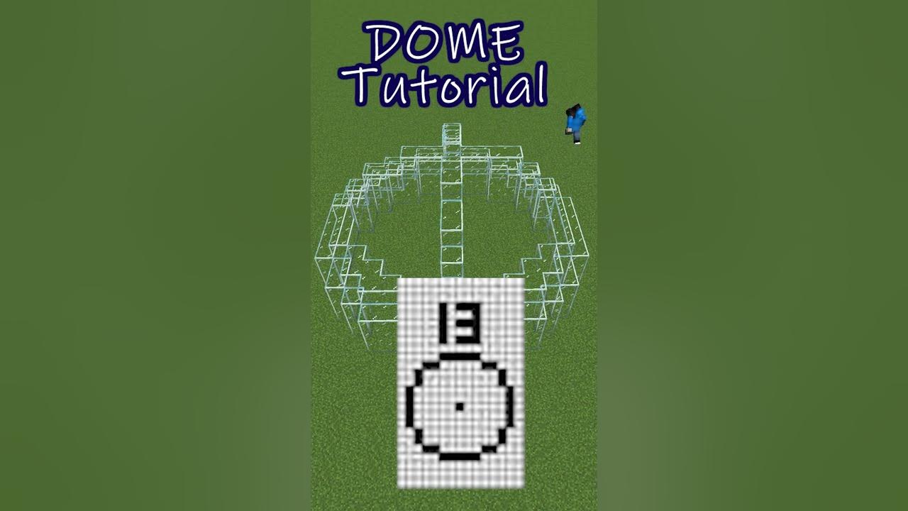 Minecraft Dome Magic: Simple Glass Build Tutorial - YouTube