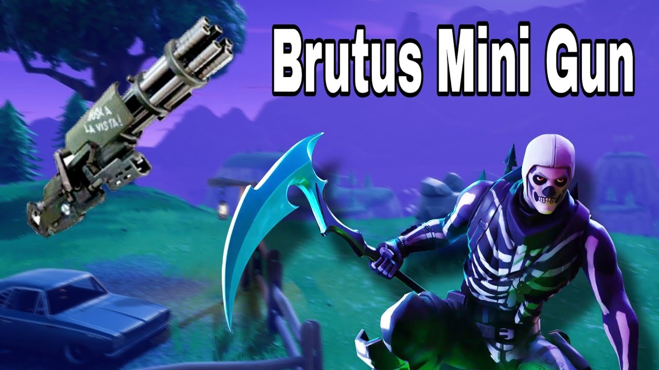 Raiding the Grotto | Fortnite Gameplay | Brutus Mini Gun | Battle ...