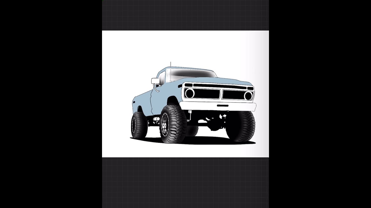 How To Draw A Ford F250