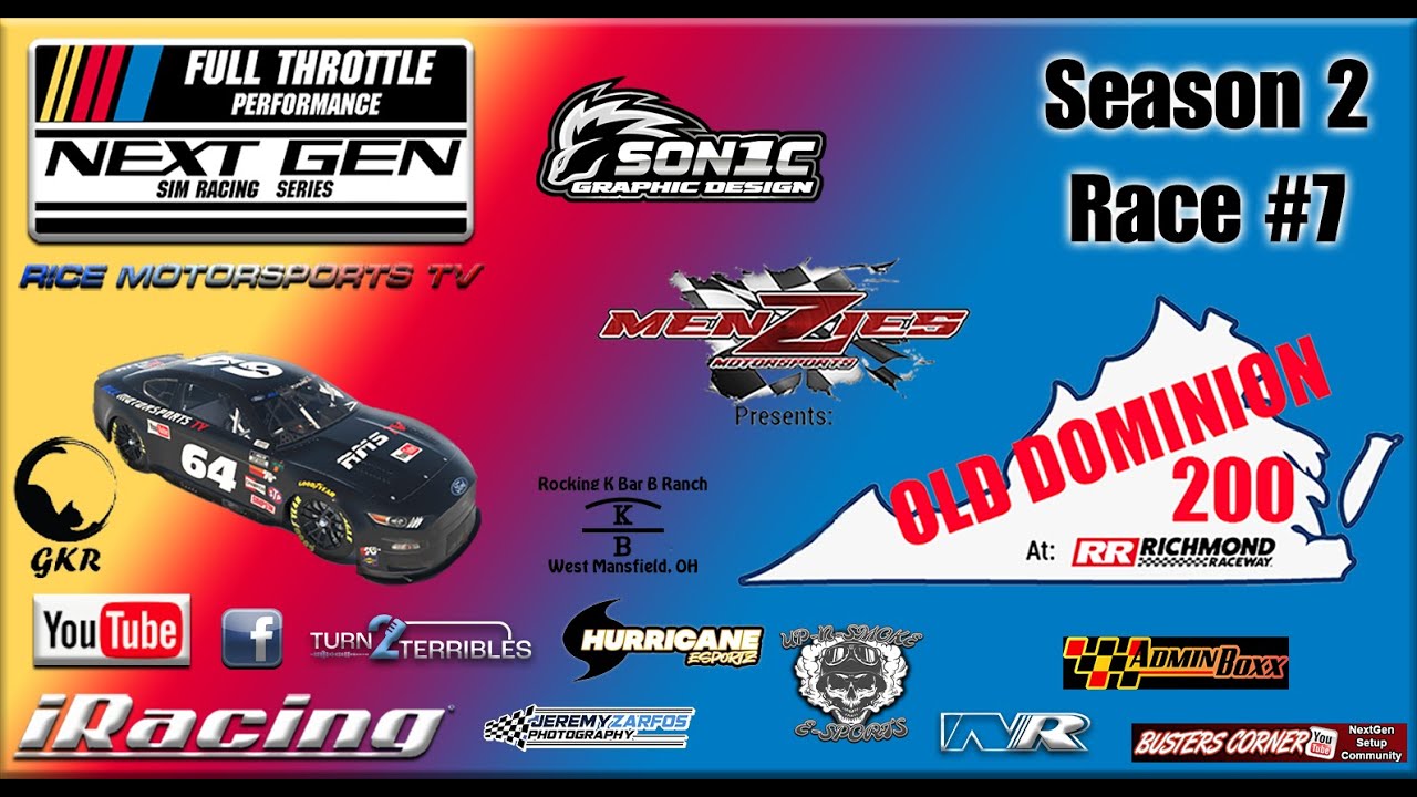 Full Throttle Next Gen Sim Racing Series: The Old Dominion 200 ...
