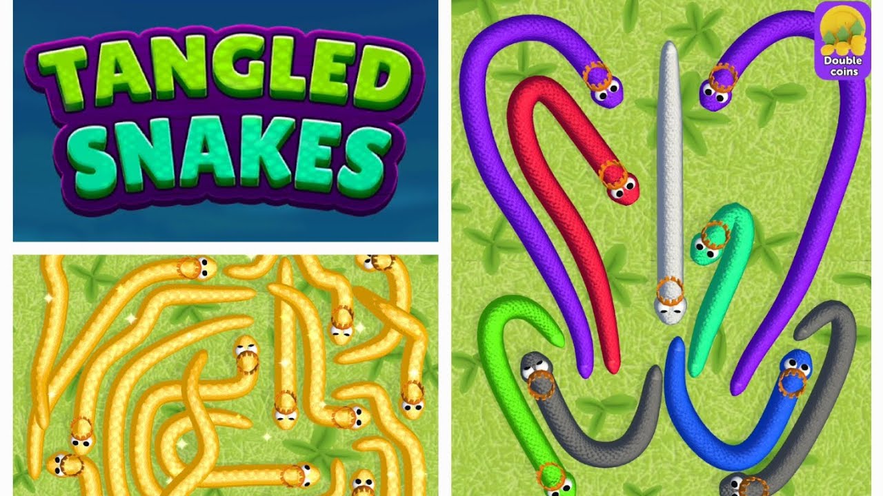 Tangled Snakes gameplay levels 158-167 - YouTube