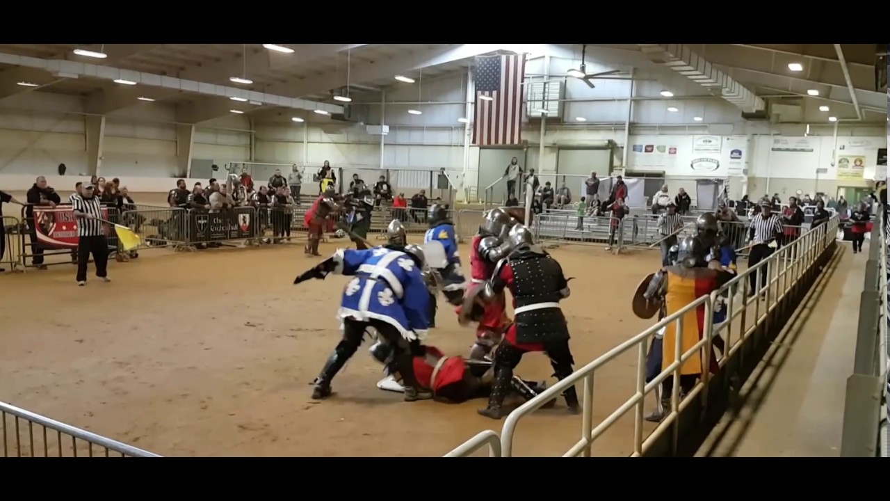 Medieval Knight, Simon Rohrich injury to head - YouTube