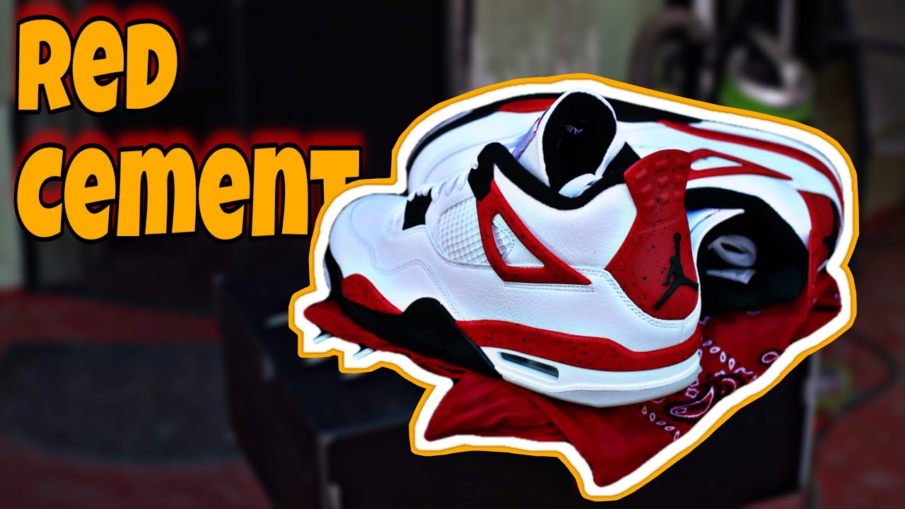 Air Jordan 4 Red Cement - YouTube