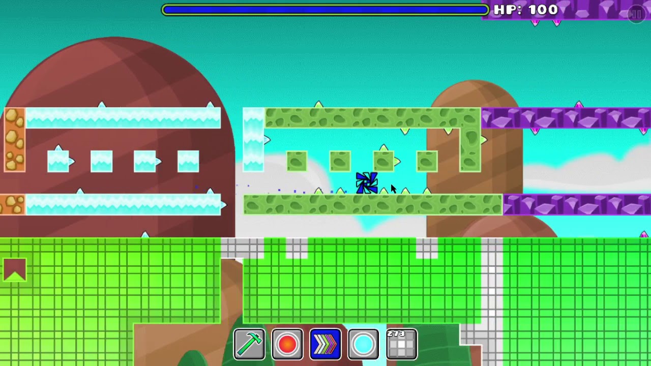 Infinite speed! | Geometry Box (Geometry Dash sandbox game) - YouTube