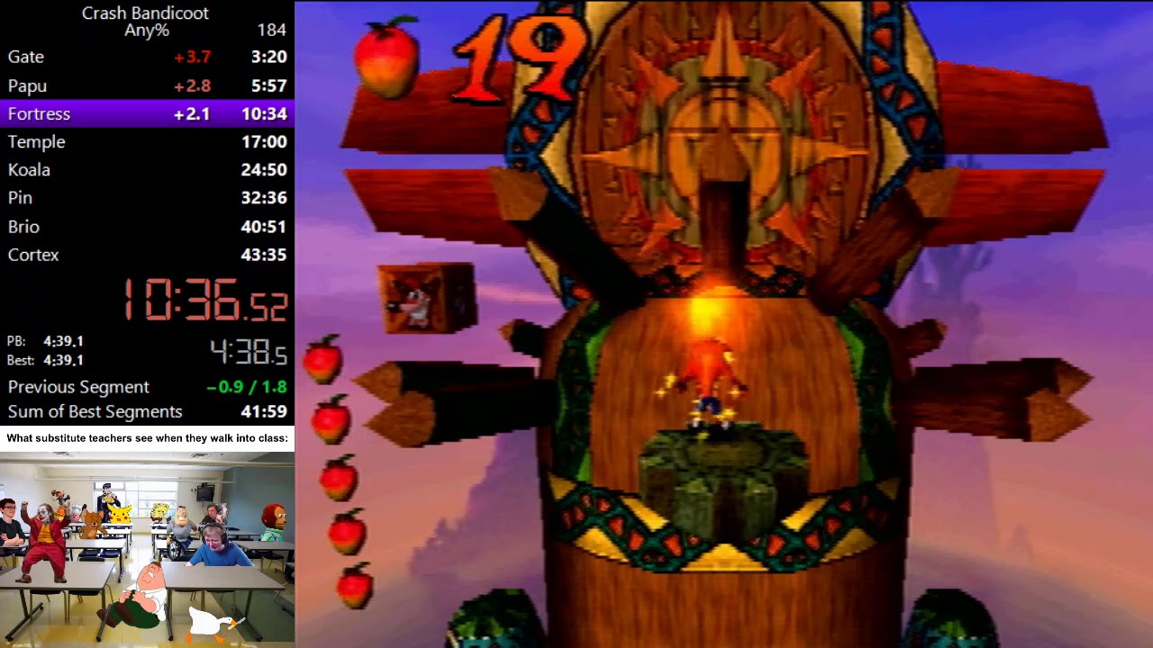 crash 1 any% in 42:35 - YouTube