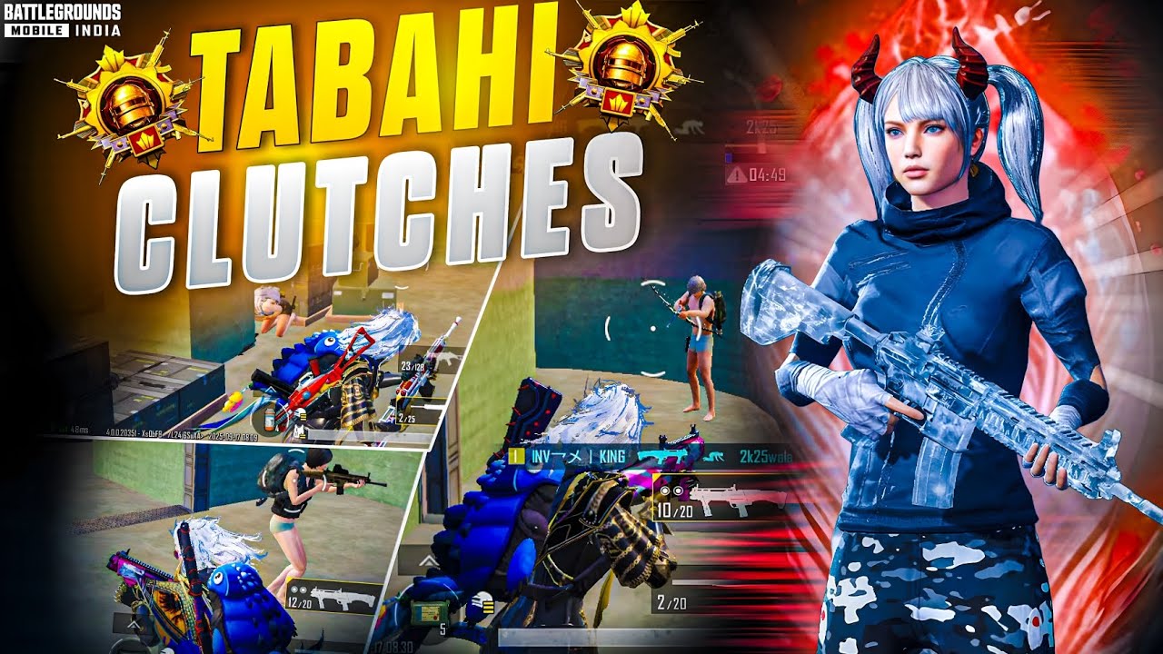 🔥😱 Solo vs Squad Domination 😈💣 | Tabahi Clutch Moments | BGMI Pro ...