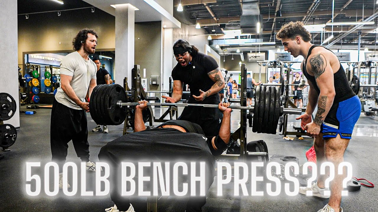 500 POUND BENCH PR?! - YouTube
