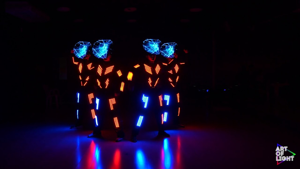 led visual poi & hologram - YouTube