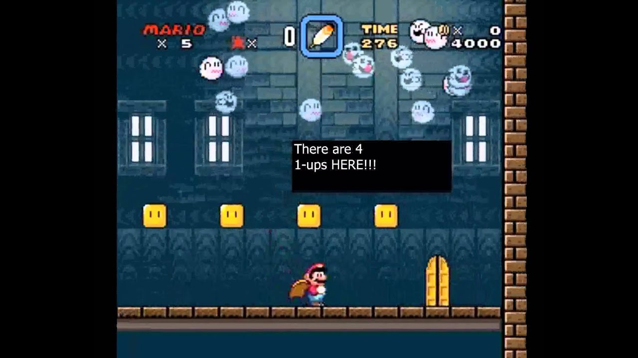 Super Mario World SNES Top Secret Area - YouTube