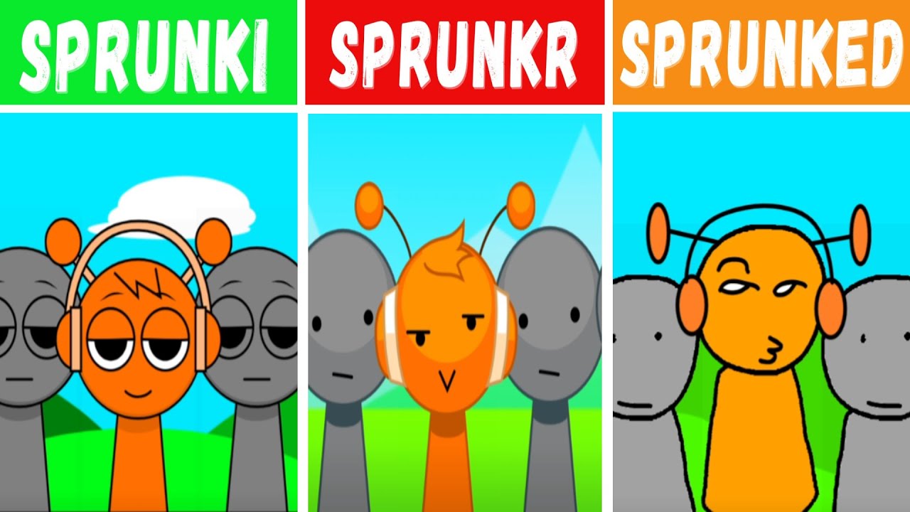 Incredibox: SPRUNKI VS SPRUNKR VS SPRUNKED (All Version) | NEW MOD ...