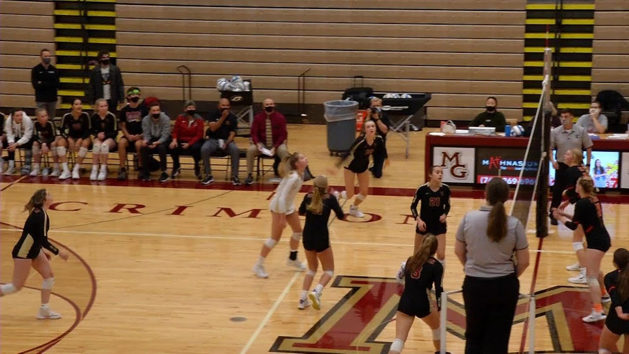 Maple Grove Volleyball Sweeps Osseo in 5AAAA Opener - YouTube