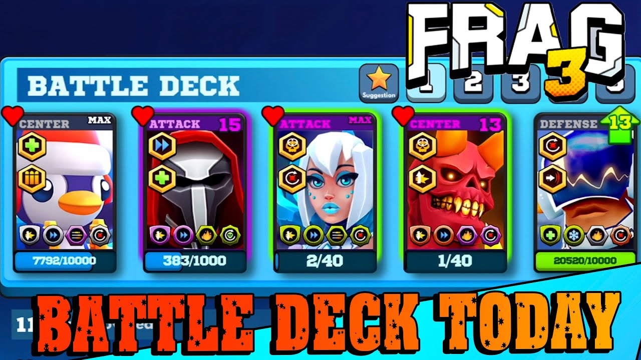 FRAG Pro Shooter - BATTLE deck Today🔴🔥Gameplay Walkthrough🔥(iOS,Android ...