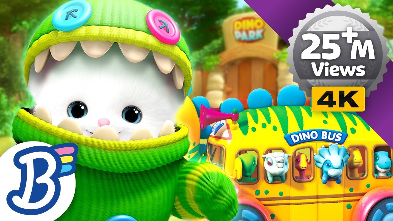 🦖 Dino Bus | Toddler Sing-Along & Playtime Fun, Nursery Rhymes, ABC ...