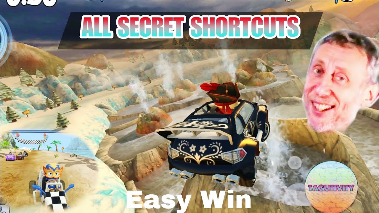 Beach Buggy Racing | All Secret Shortcuts | BB Racing - YouTube