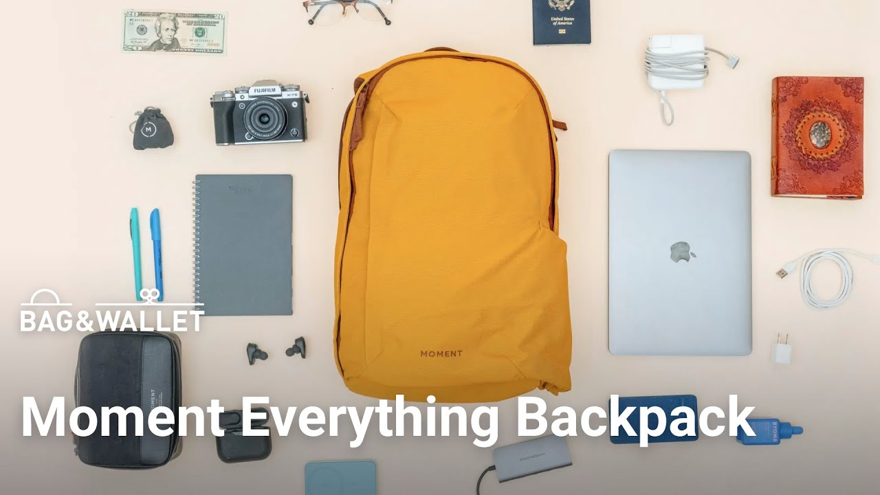 Обзор городского рюкзака Moment Everything Backpack 21L - YouTube