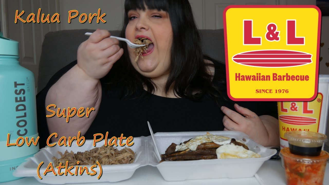 L & L Hawaiian BBQ Super Low Carb Plate Mukbang - YouTube