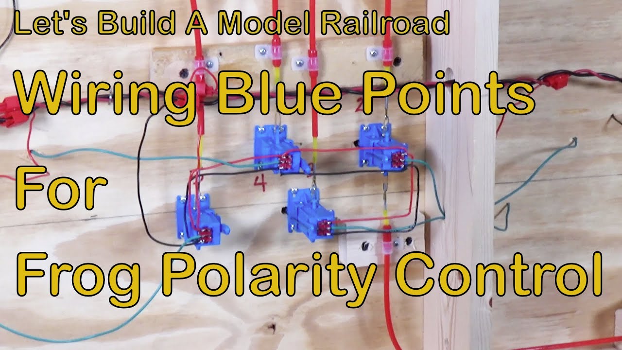 Wiring Blue Points for Frog Polarity Control (150) - YouTube
