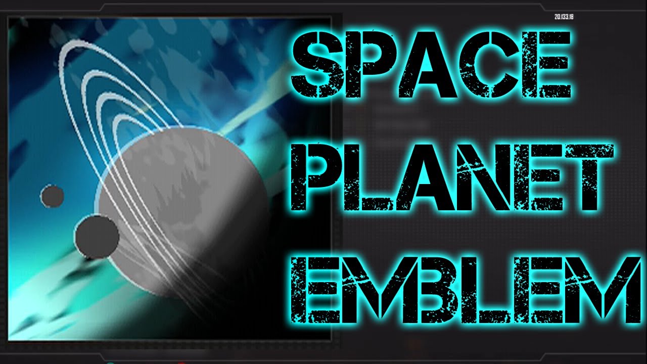 Space / Planet - BEST - Black Ops 2 Emblem Tutorial - YouTube