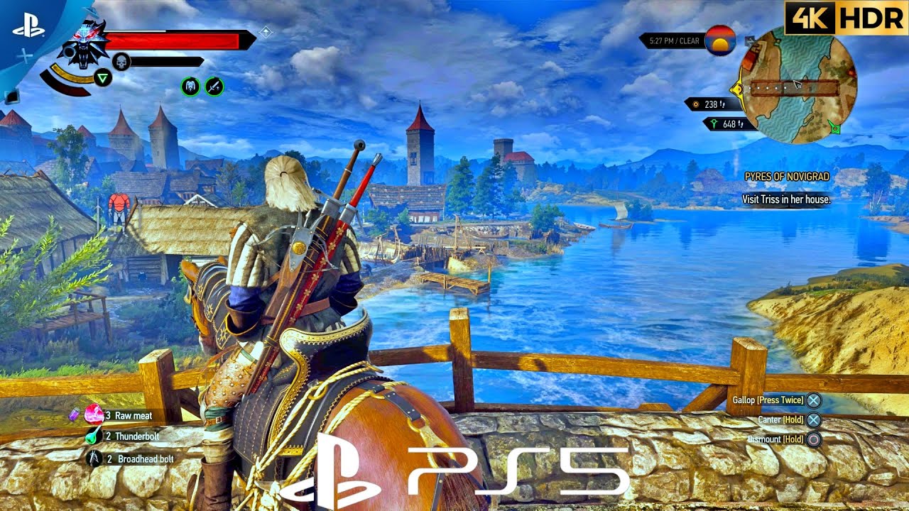 (PS5) WITCHER 3 NEXT-GEN FREE ROAM AND COMBAT IS SO REALISTIC | Ultra ...