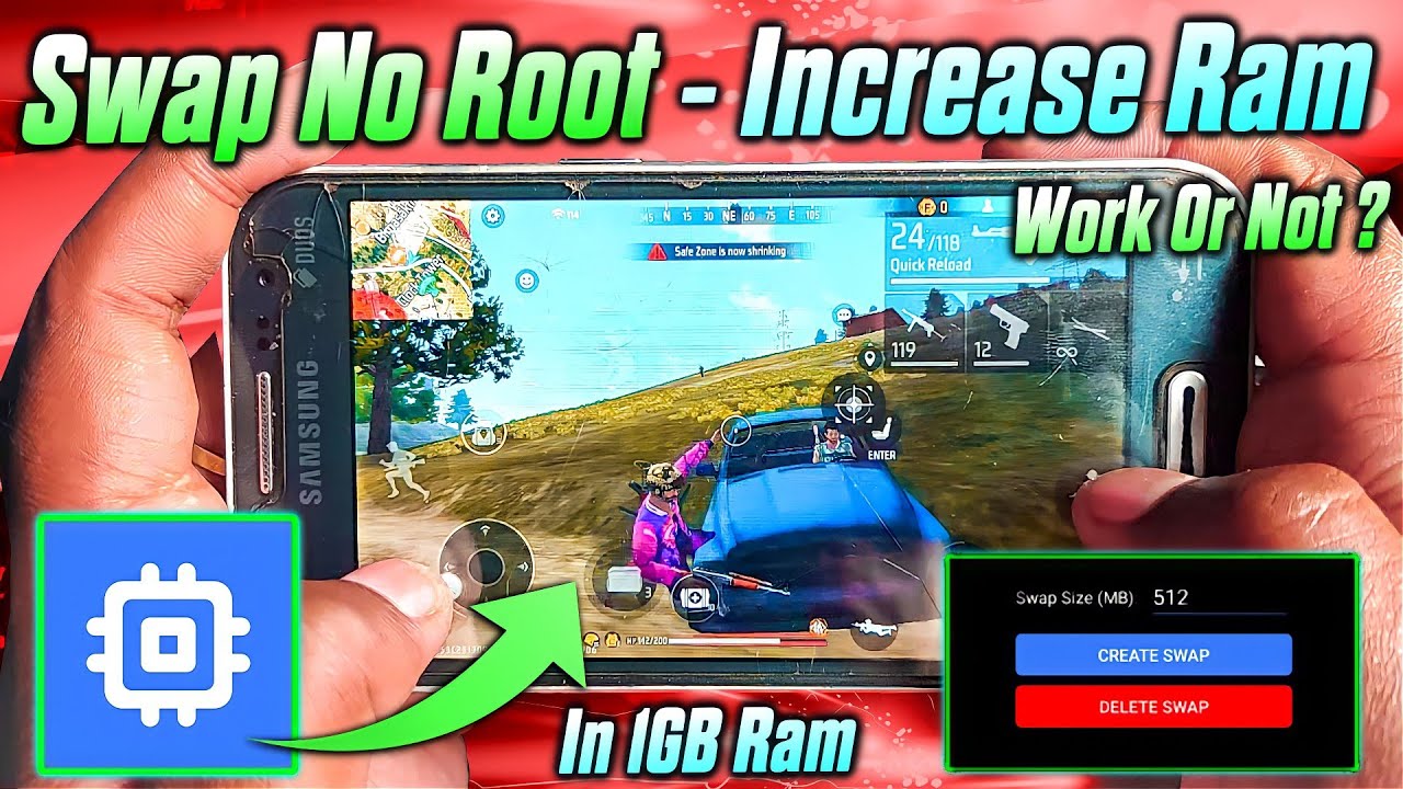 SWAP NO ROOT Free Fire Lag Fix - YouTube