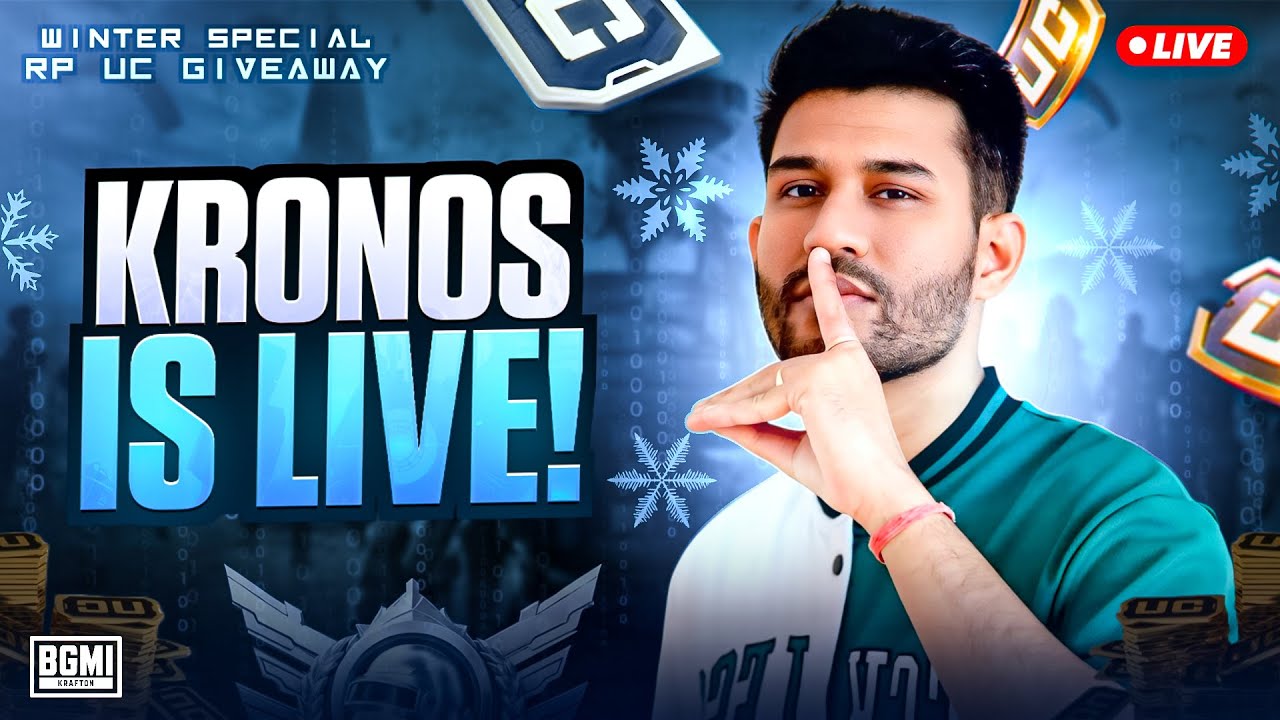 🔴 BGMI 4.1 Penguin Mode LIVE | Rank Push + RP Giveaway - YouTube