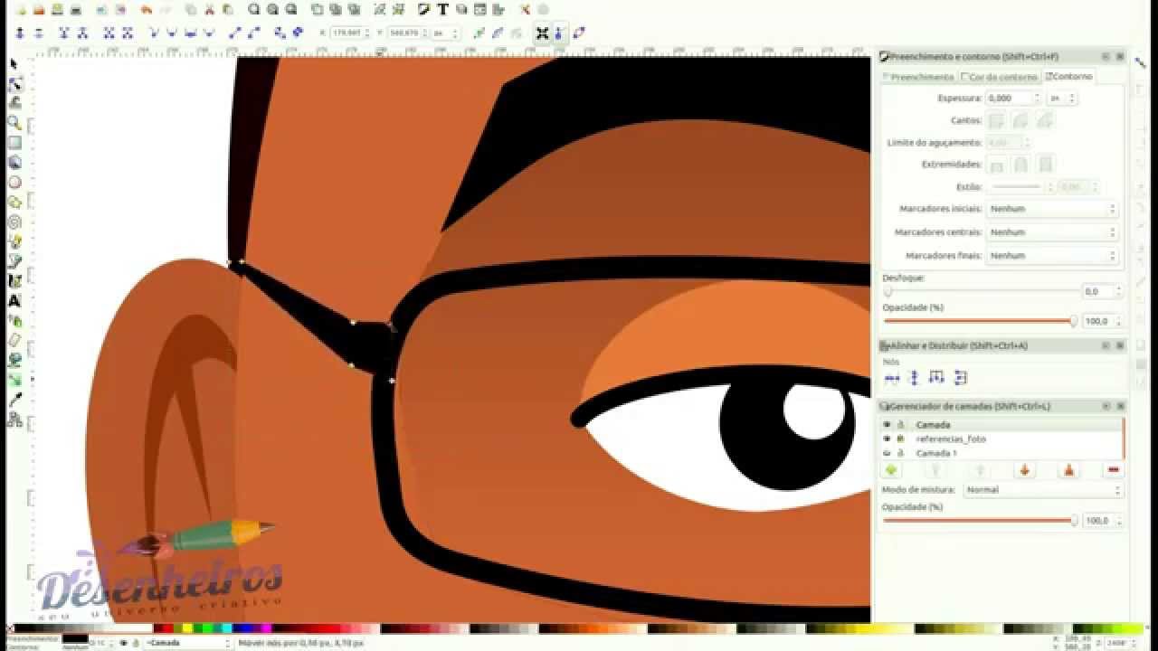 Tutorial de desenho: Como desenhar com vetor #01 - YouTube