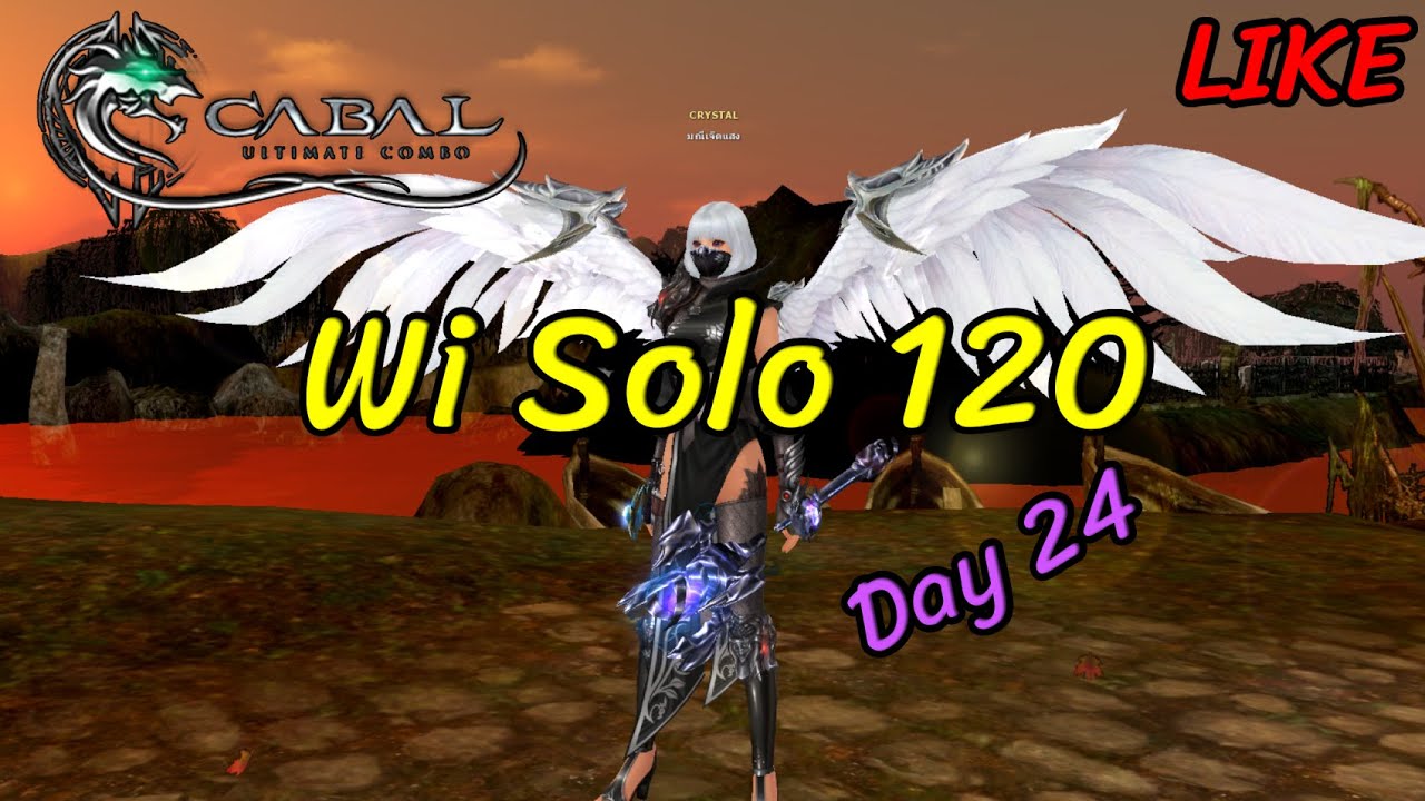 [Cabal Ultimate Combo] Day 24 Wi Solo 120 - YouTube