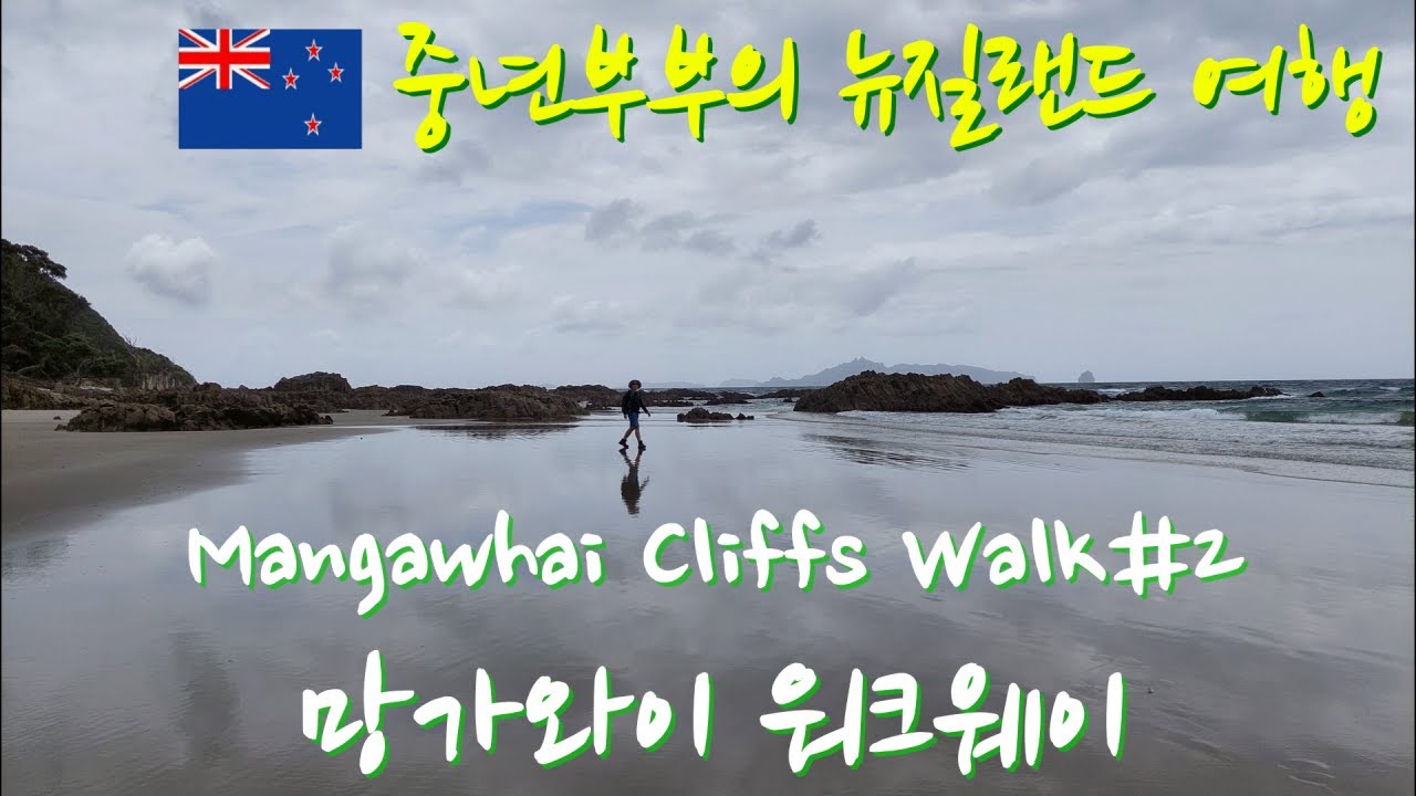 Mangawhai 🏃🏃 Cliffs Walk#2 망가와이 워크웨이 [중년부부의 뉴질랜드 여행][New Zealand travel ...