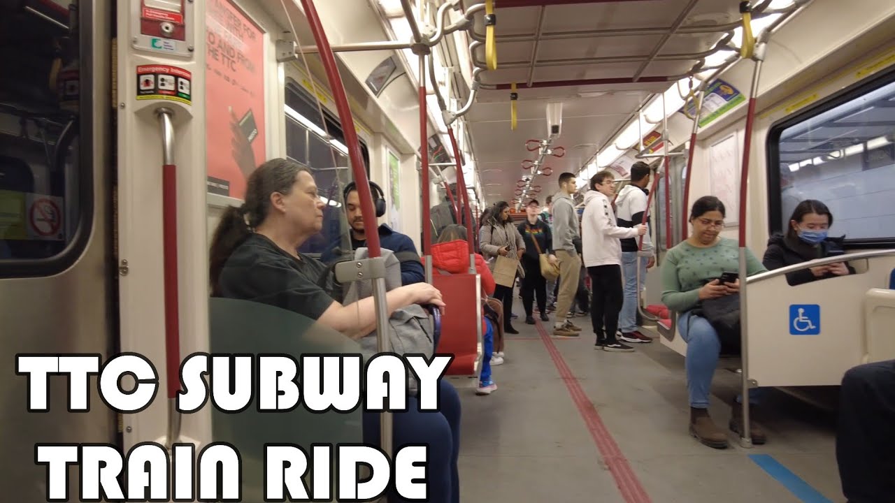 TTC Subway Train Ride on Line 1 from St George Station to Union - YouTube