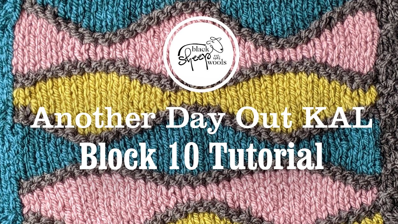 Block 10: Another Day Out KAL Knitting Tutorial - Wrap and Turn - YouTube