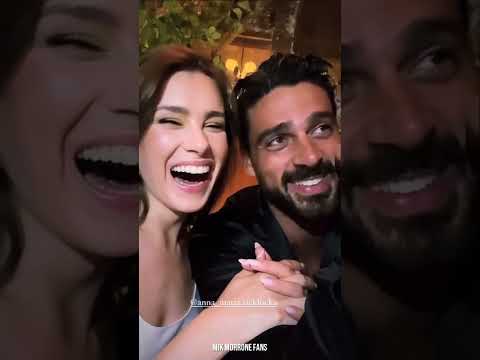 Michele Morrone & Anna-Maria Sieklucka in NY for \