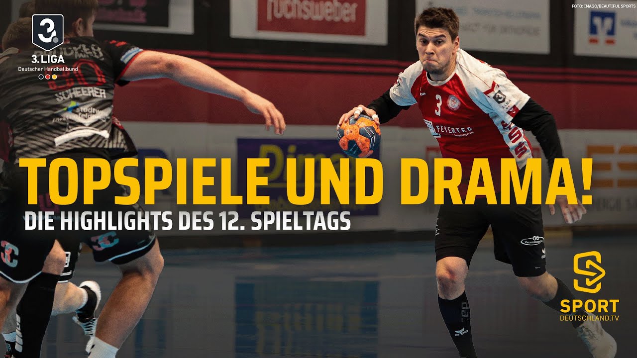 Die Highlights des 12. Spieltags - 3. Handball-Liga Männer | Saison ...