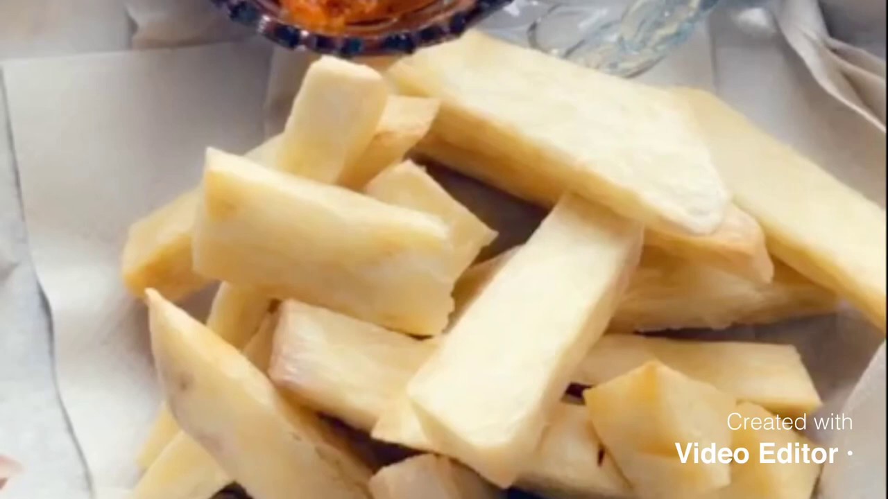 Superb igname grillé, frites d’igname, yam fried, koliko. - YouTube