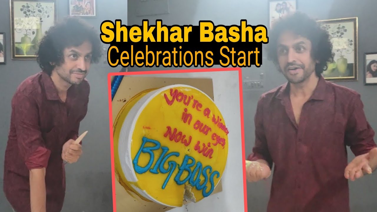 Shekar Basha Bigg Boss Celebrations 🎉 #biggbossshekarbasha #shekarbasha ...