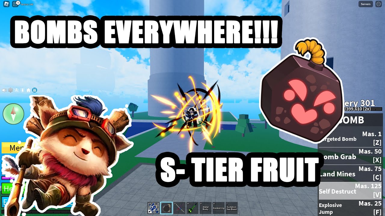 BOMB is a MENACE FRUIT in Blox Fruits (Update 20) - YouTube