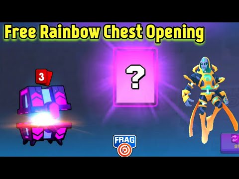 Rainbow Chest Opening Free In Frag Pro Shooter ! - YouTube