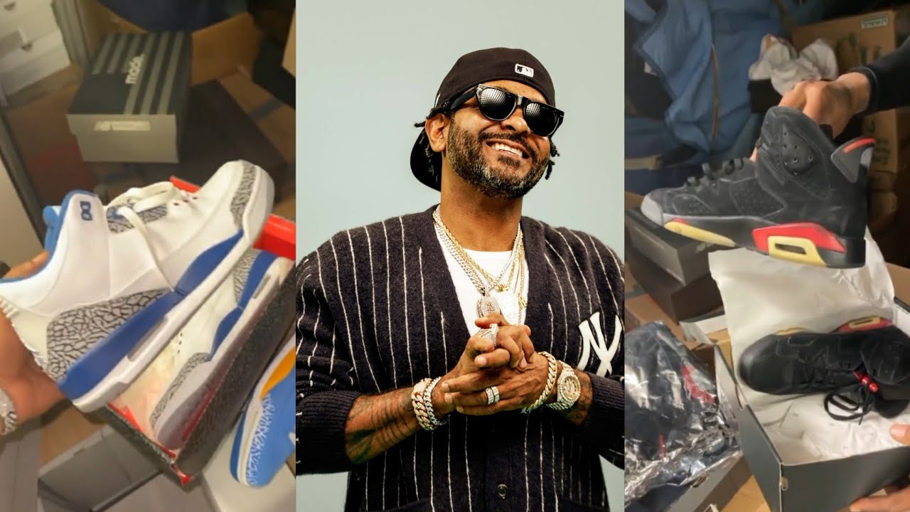 Jim Jones shows some of original Jordans & his Air Force collection ...