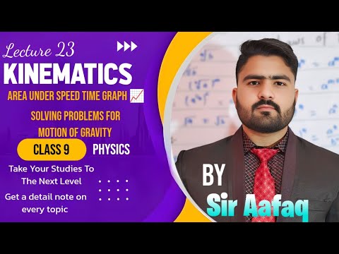 9th Class Physics |Area under speed time graph|Solving Problems For ...