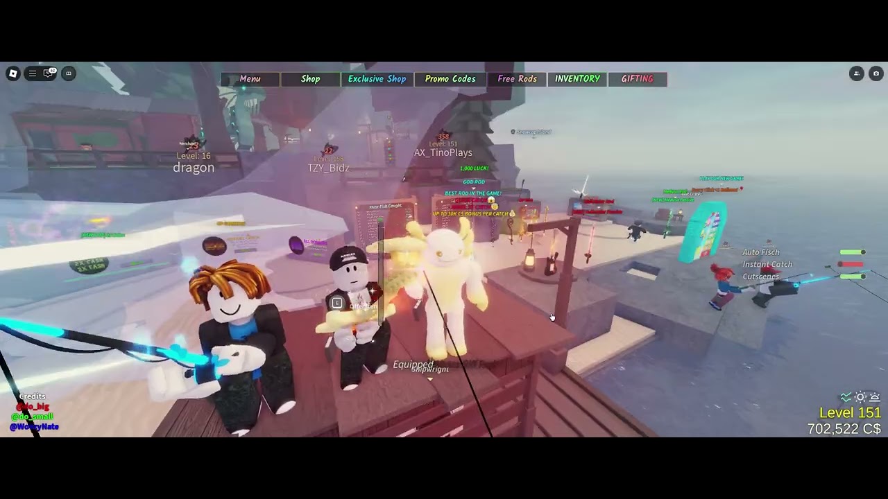 Trying to do the best fish challenge in fisch modded - YouTube