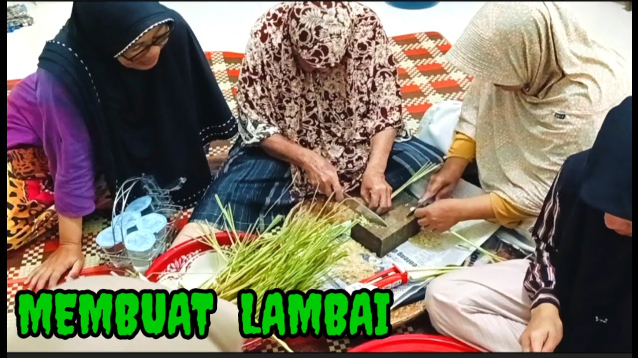 Membuat Lambai Makanan Khas Aceh. - YouTube