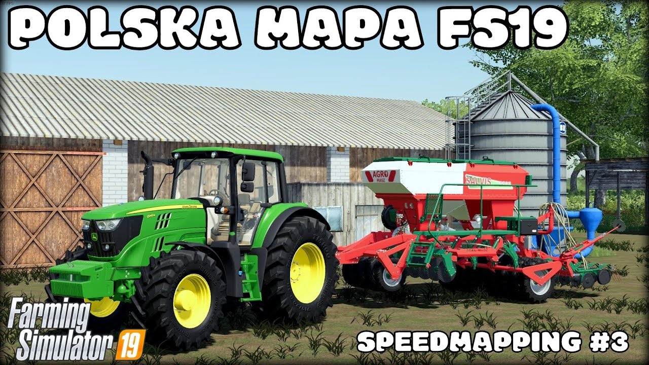 POLSKA MAPA ♦ LAS & OTOCZENIE & DROGI ♦ Farming Simulator 19 ...