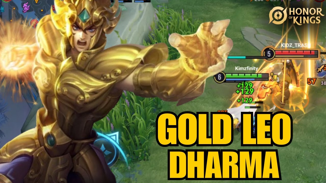 Dharma Gold Leo Full Game Play Clash Lane | Honor Of Kings HOK - YouTube