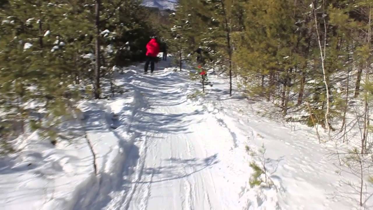 Skiing the weekend at Cranmore - YouTube