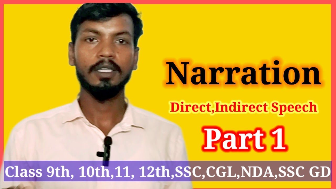 Direct Indirect | Narration | Narration In English Grammar | Full ...