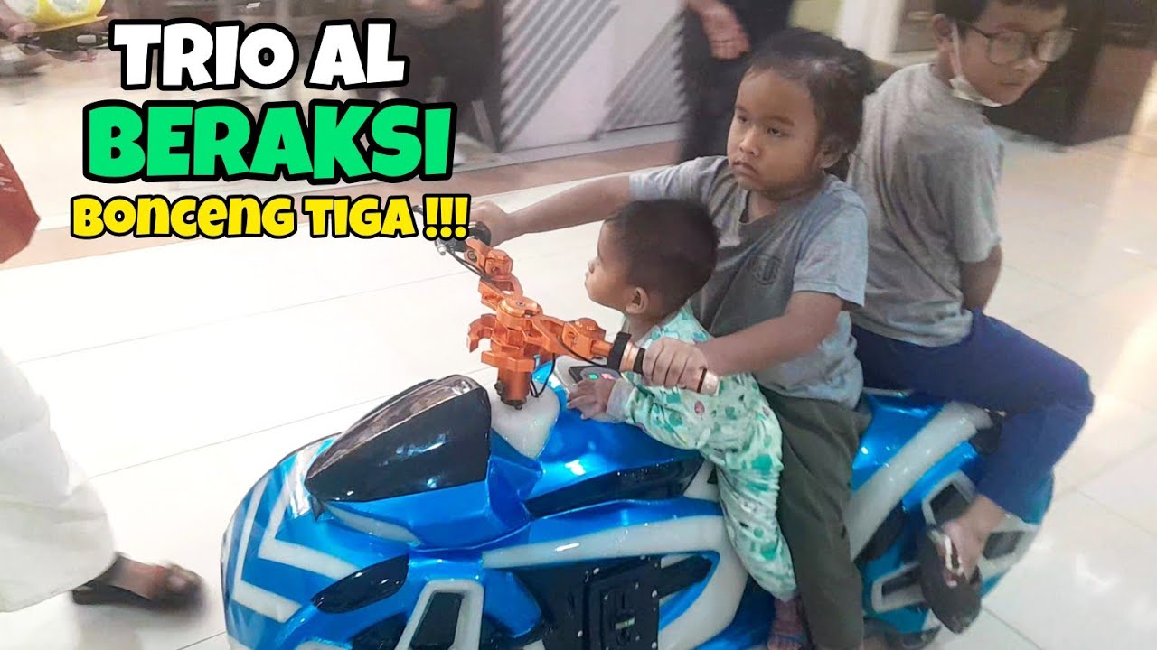 NEKAD ‼️ TRIO AL MAIN MOTOR BONCENG 3 - YouTube